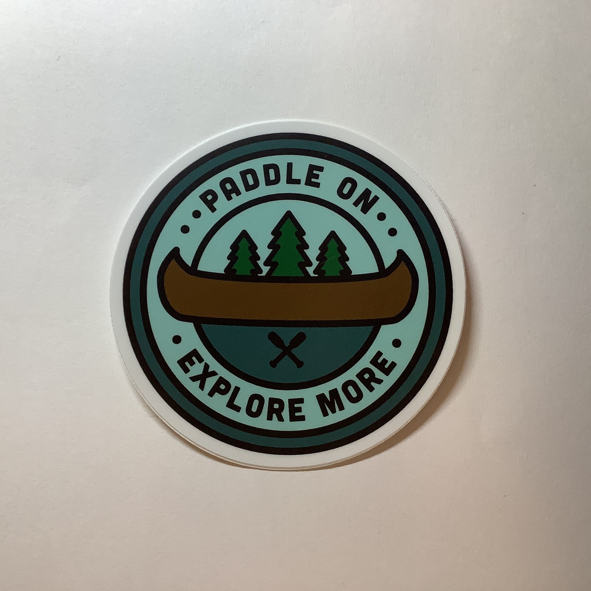 Stickers NW Canoe Sticker - Monkey Mountain Toys & Games