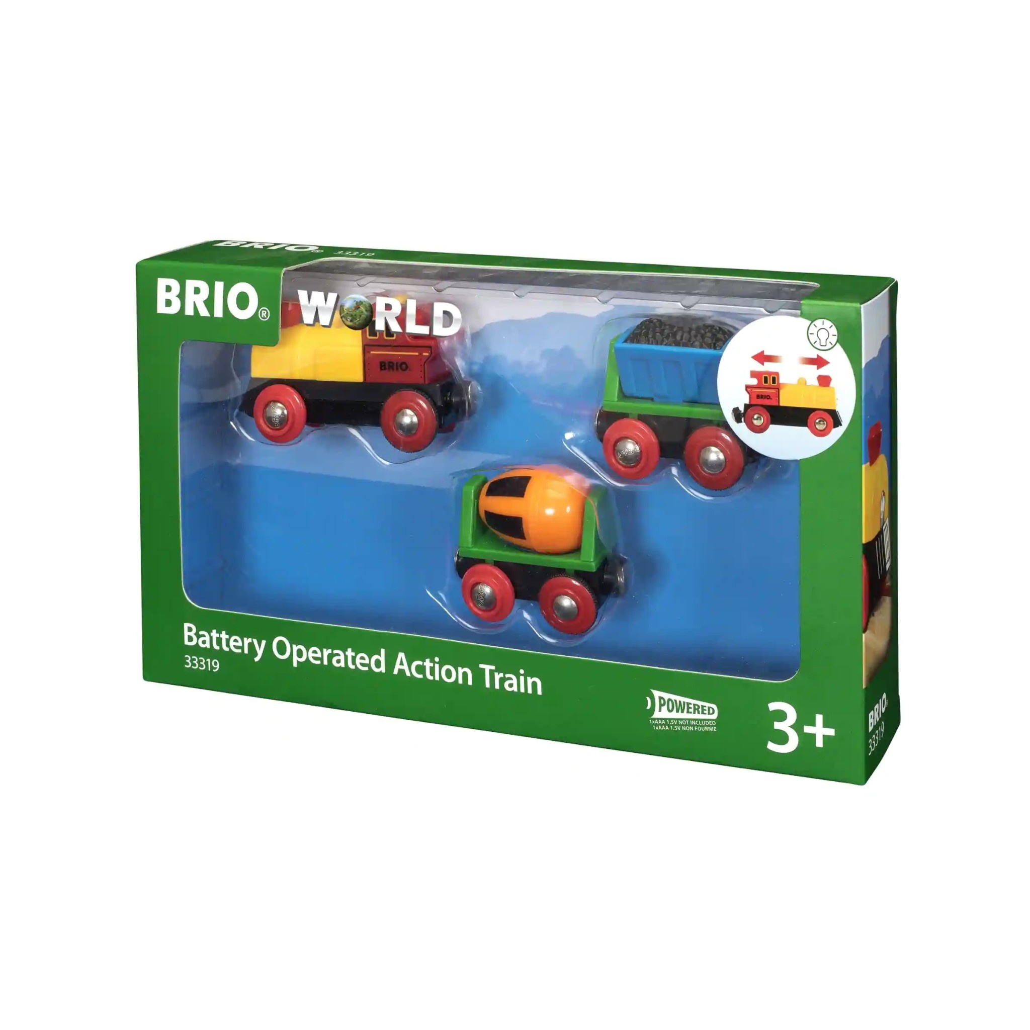 BRIO BRIO Battery Operated Action Train - Monkey Mountain Toys & Games