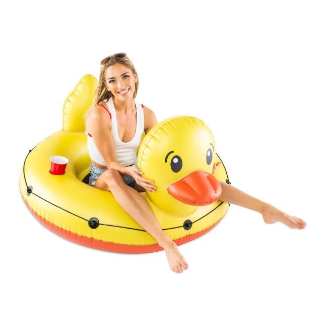 BigMouth Summer River Raft Rubber Ducky - Monkey Mountain Toys & Games