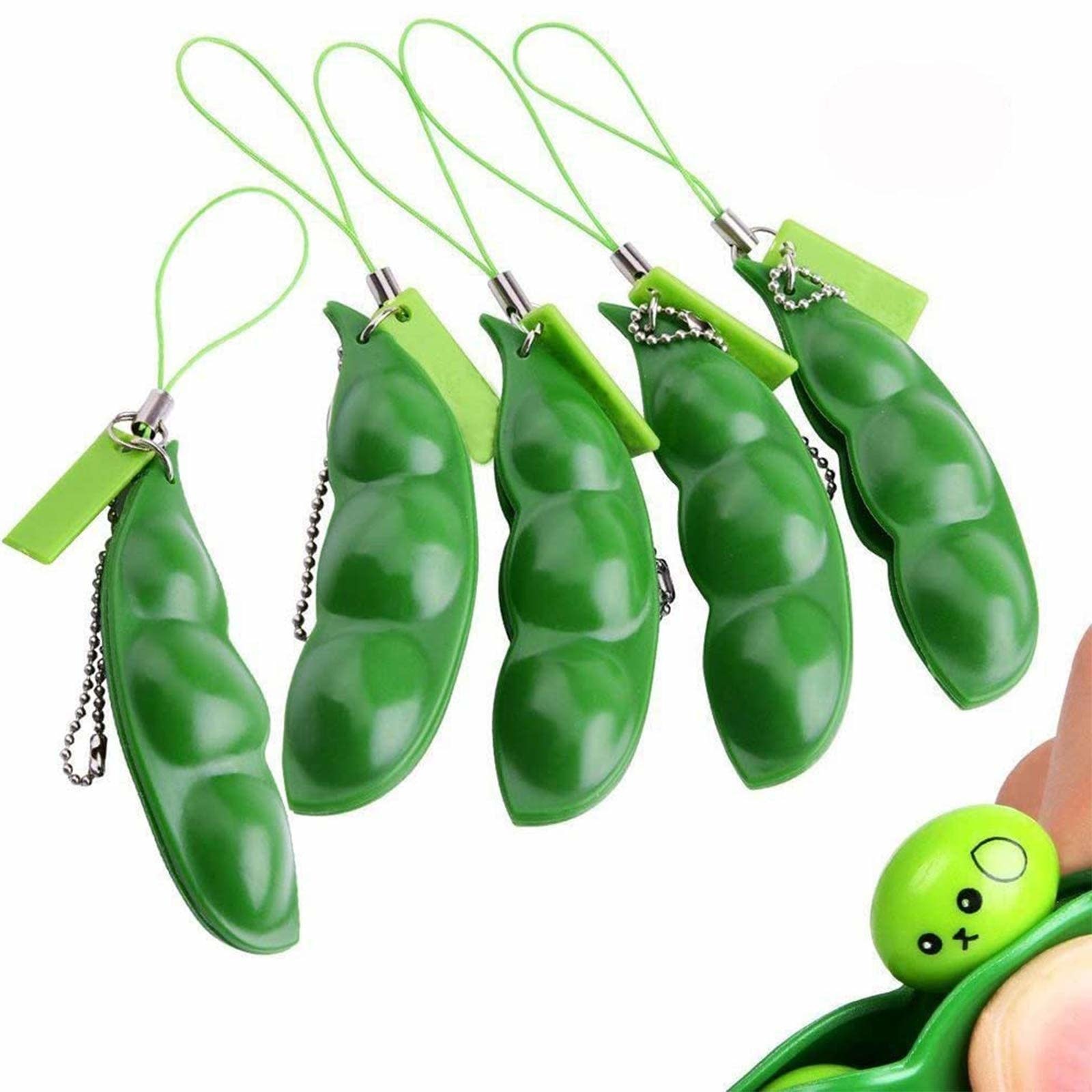Pierre Belvedere PEA POD PUSH POPPER KEY CHAIN - Monkey Mountain Toys ...