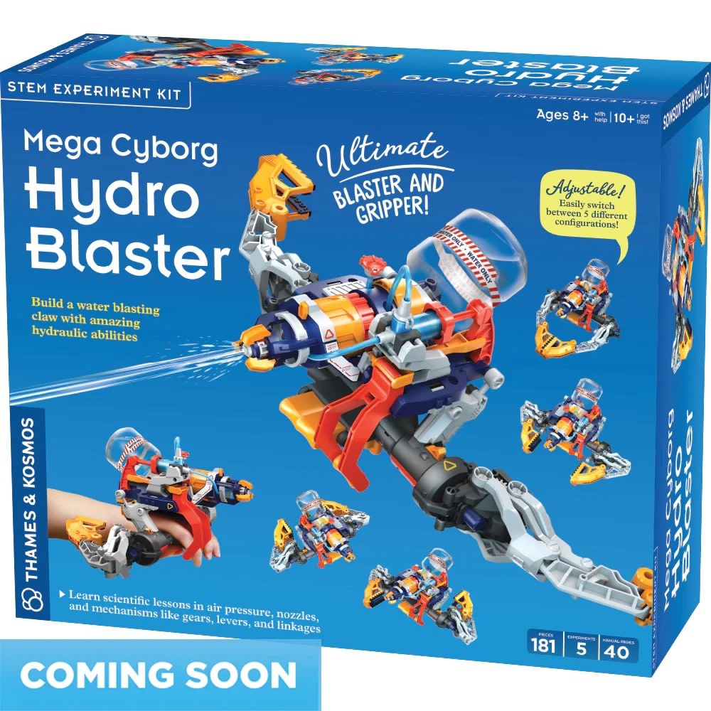 Thames & Kosmos MEGA CYBORG HYDRO BLASTER - Monkey Mountain Toys & Games
