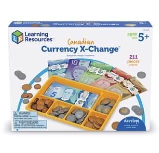 Learning Resources Canadian Currency X-Change Activity Set - Monkey ...