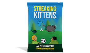 Exploding Kittens EXPLODING KITTENS (STREAKING KITTENS EXPANSION ...
