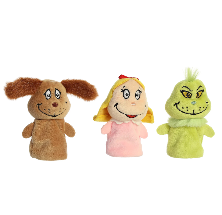 Aurora FINGER PUPPETS - Grinch Set" - Monkey Mountain Toys & Games