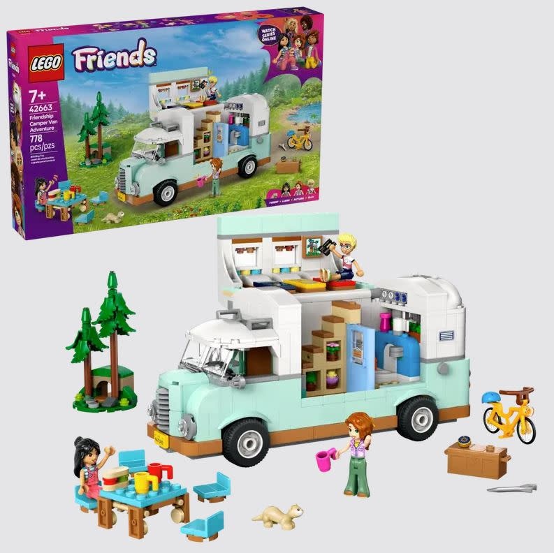 LEGO 42663 Friendship Camper Van Adventure - Monkey Mountain Toys & Games