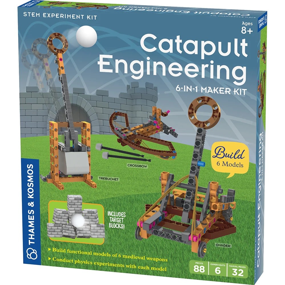 Thames & Kosmos CATAPULT ENGINEERING - 6-IN-1 MAKER KIT - Monkey ...