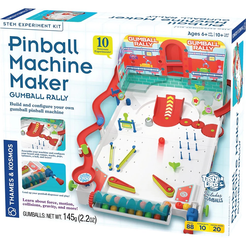 Thames & Kosmos PINBALL MACHINE MAKER - GUMBALL RALLY - Monkey Mountain ...