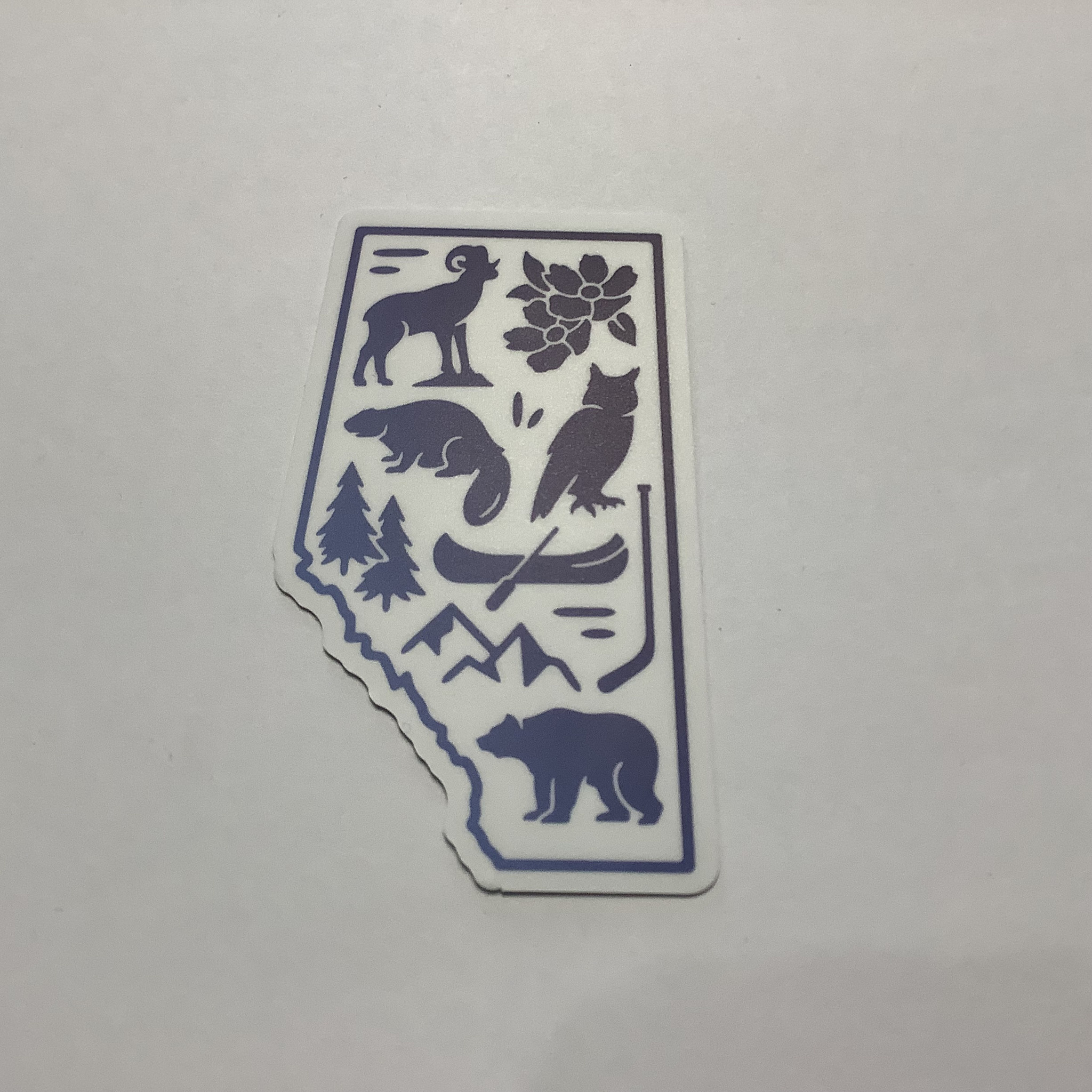 Stickers NW ALBERTA ICONS STICKER - Monkey Mountain Toys & Games