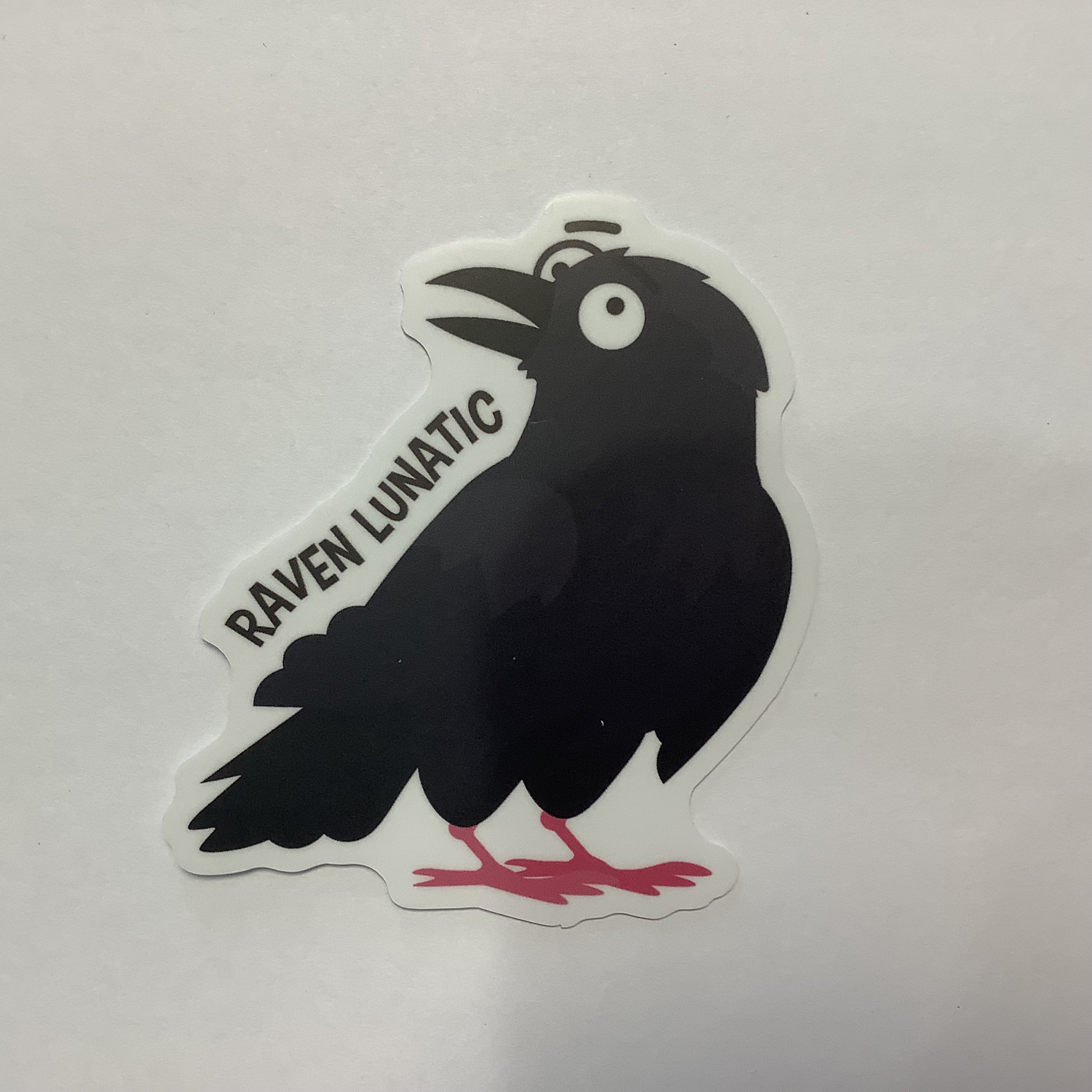 Stickers NW RAVEN LUNATIC STICKER - Monkey Mountain Toys & Games