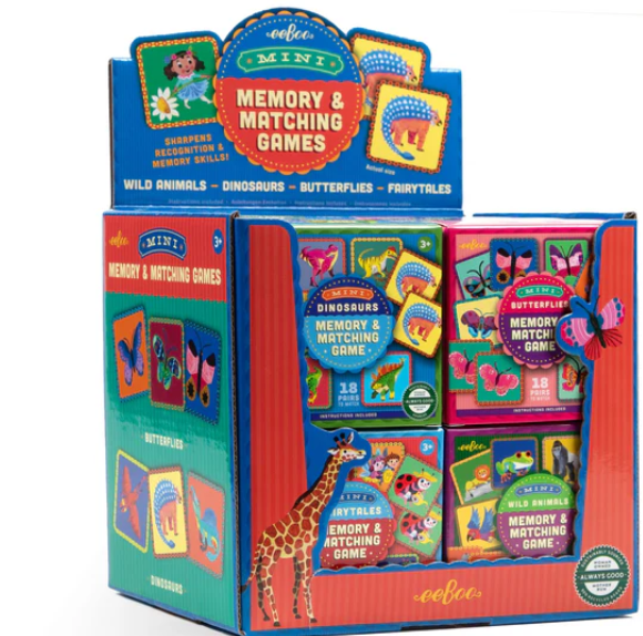 eeBoo Mini Memory Game Asst. - Monkey Mountain Toys & Games
