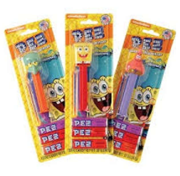 Pez PEZ Sponge Bob Asst. - Monkey Mountain Toys & Games