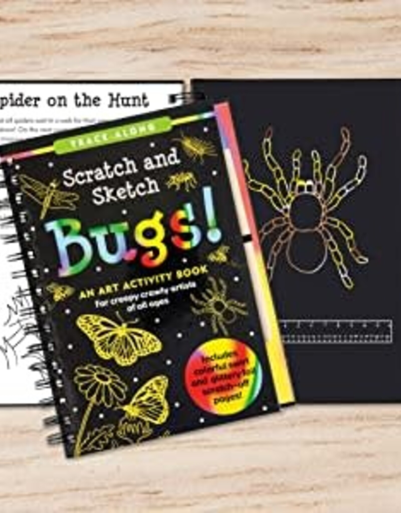 Peter Pauper Press BUGS! SCRATCH AND SKETCH - Monkey Mountain Toys & Games