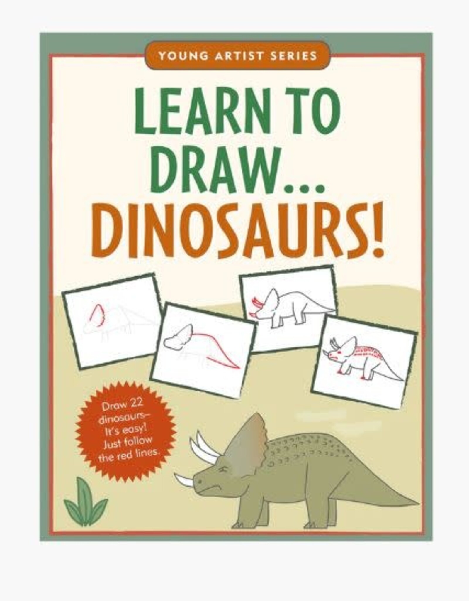 Peter Pauper Press LEARN TO DRAW DINOSAURS! - Monkey Mountain Toys & Games