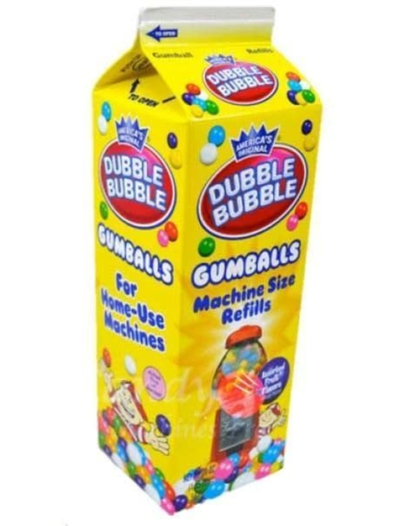 Dubble Bubble Dubble Bubble Gumballs Refill Carton - Monkey Mountain ...