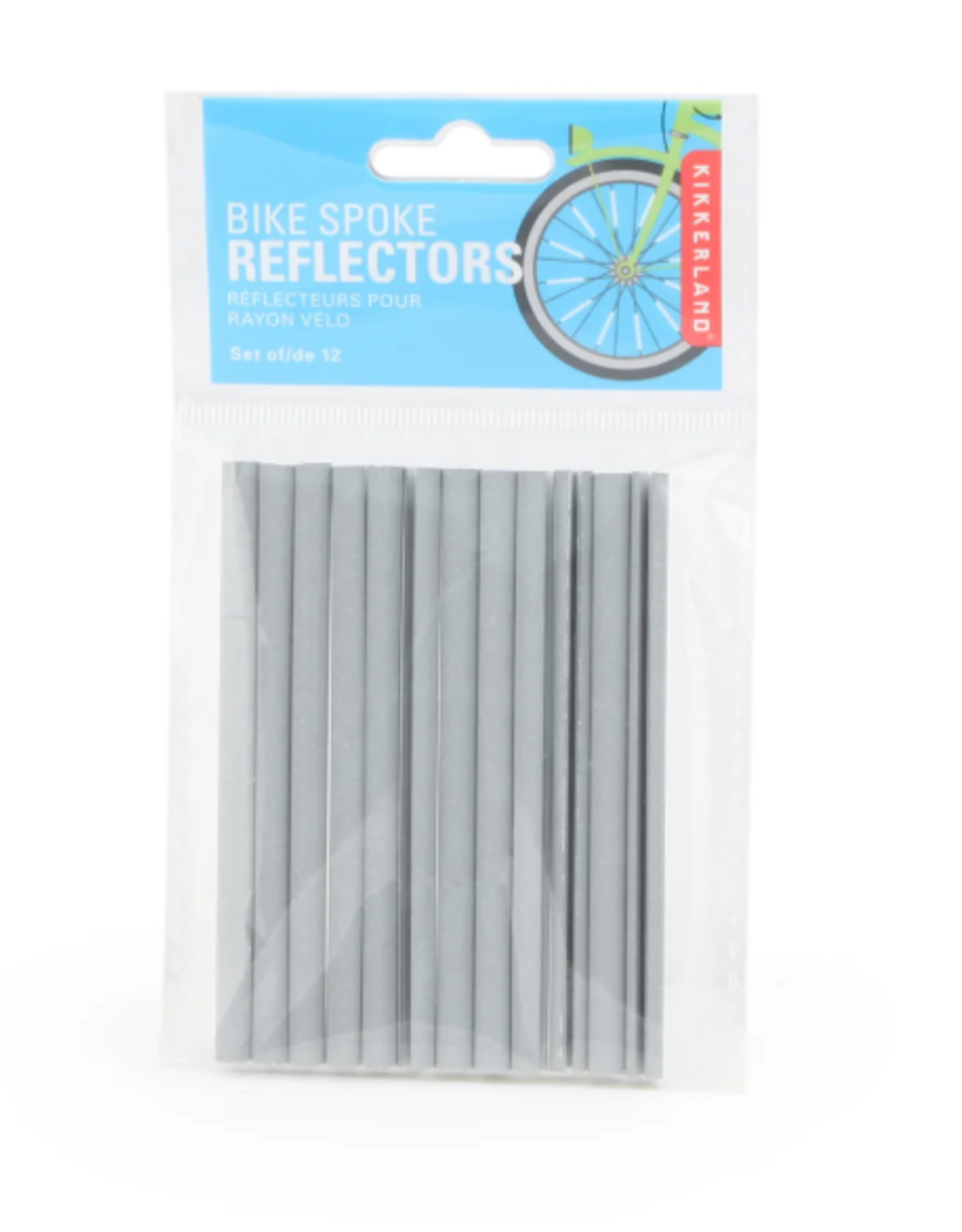 Kikkerland BIKE SPOKE REFLECTORS SET OF 12 - Monkey Mountain Toys & Games