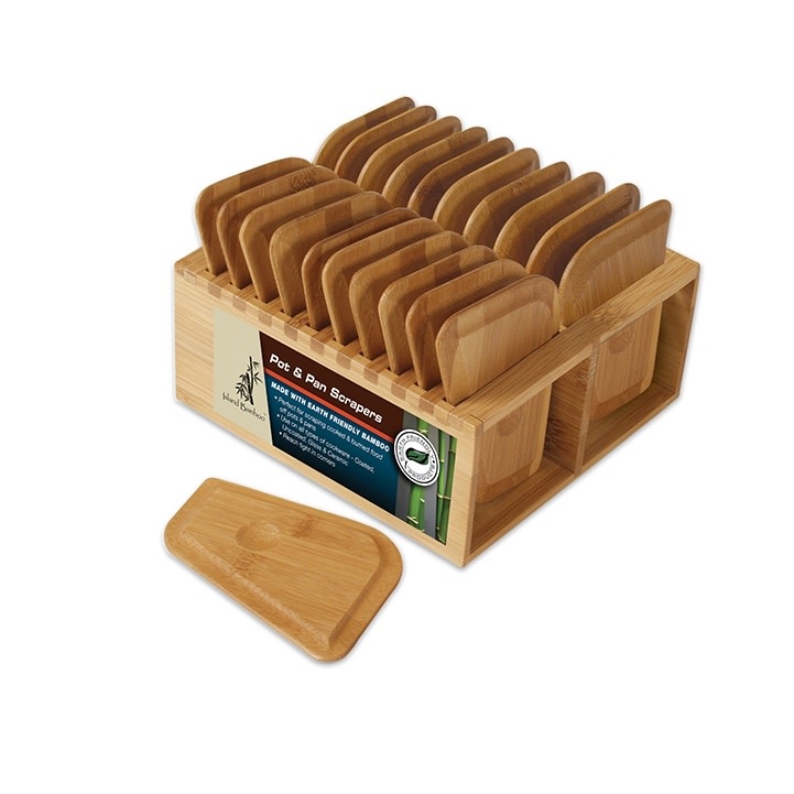 Island Bamboo Pot Scraper - Blackstone's of Beacon Hill