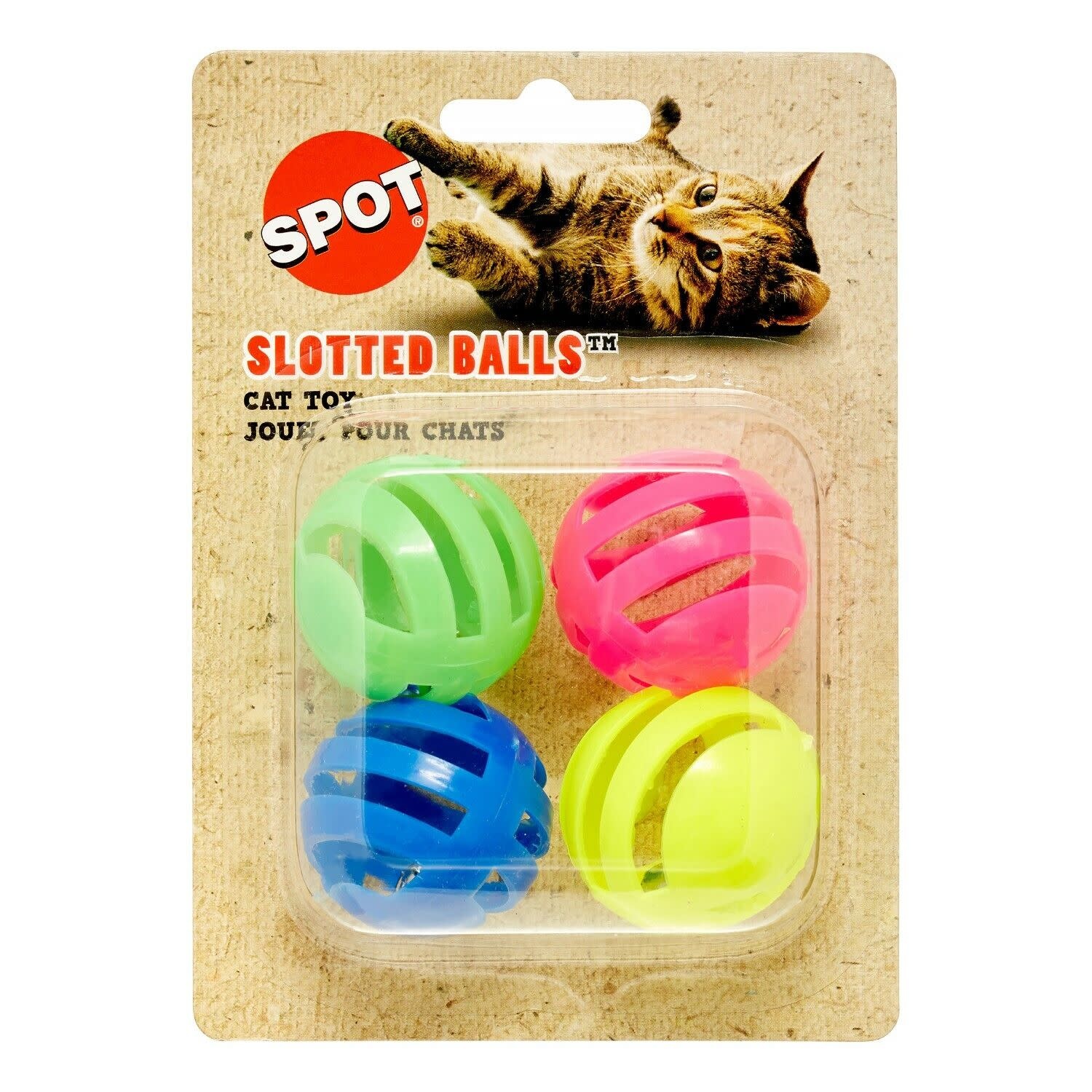 SPOT Slotted Balls - 4 packs - Pableen Pet Boutique