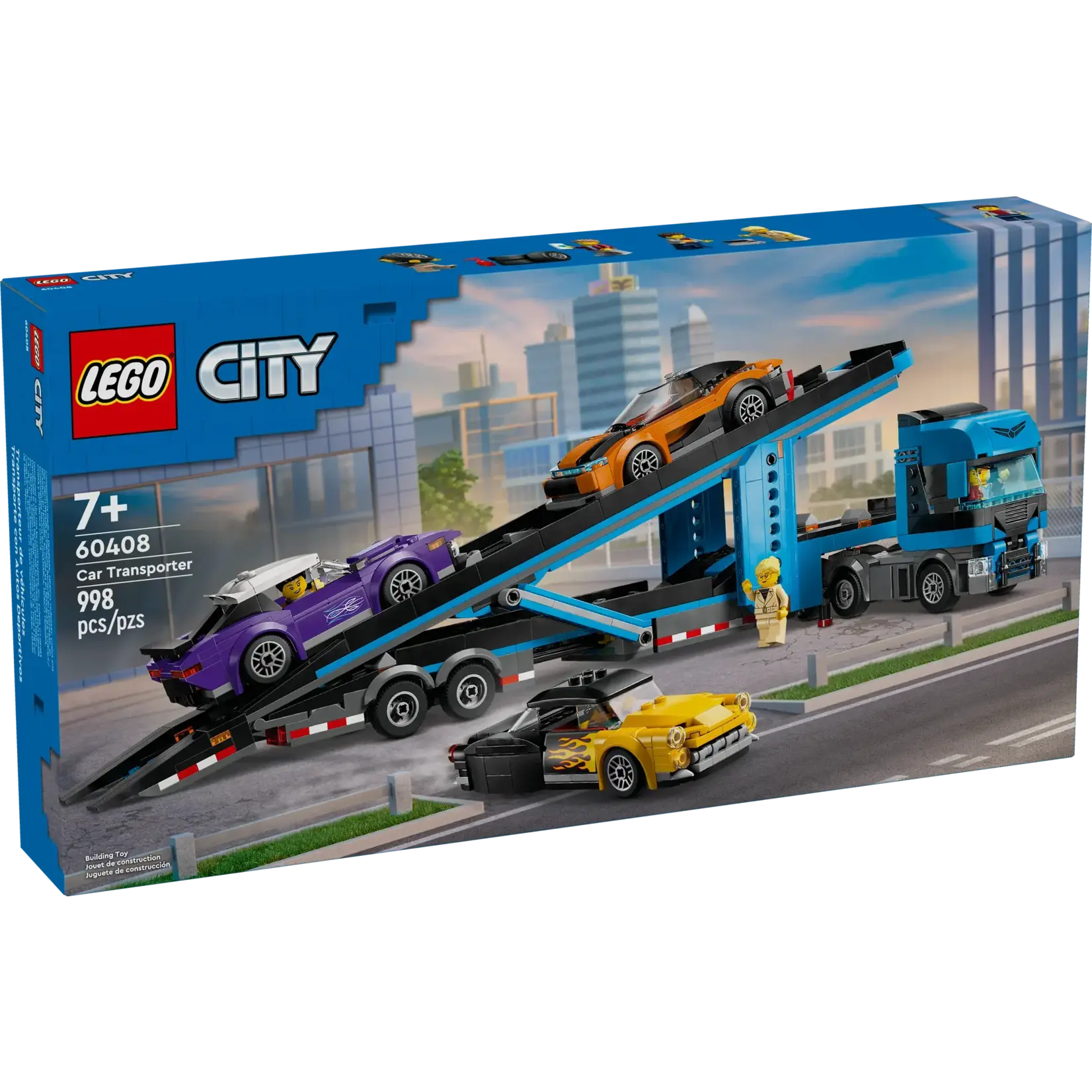 Lego car transporter store