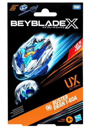 Hasbro Beyblade X Buster Dran 1-60A UX Starter Pack Top and Launcher ...
