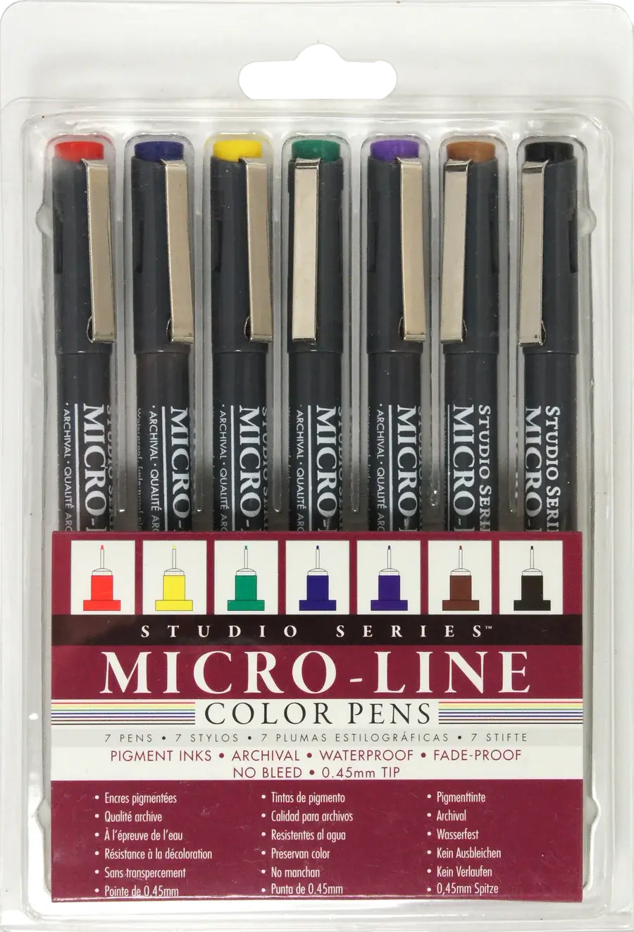 Studio Series Color Micro-Line Pens (Set of 7) - Goblin Games