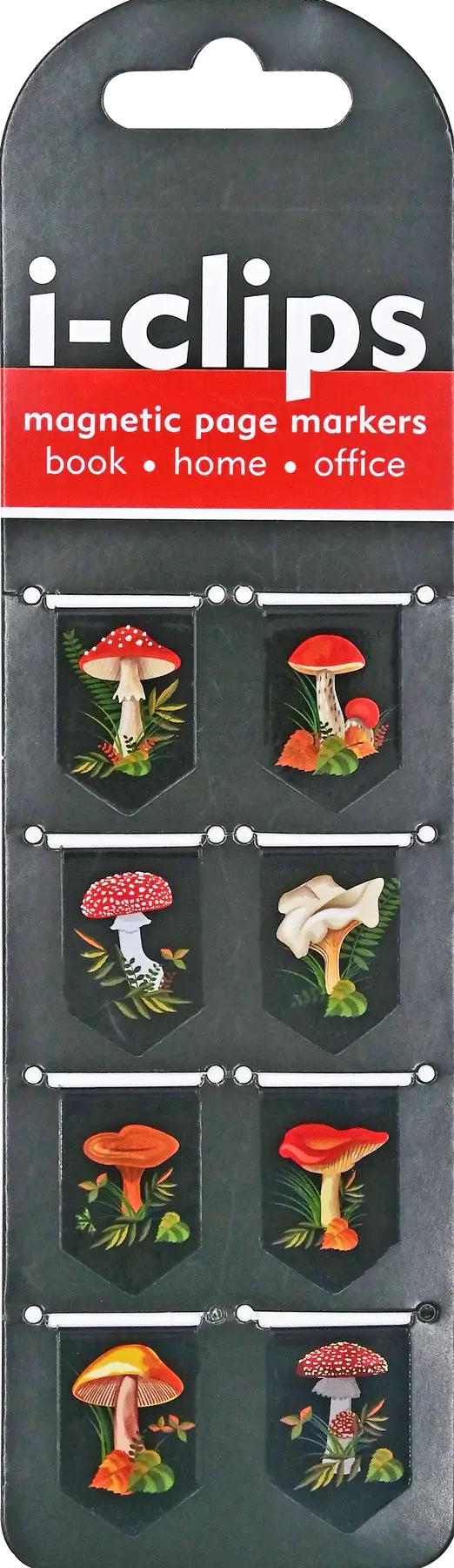 Peter Pauper Press Mushrooms i-clips Magnetic Page Markers - Goblin Games