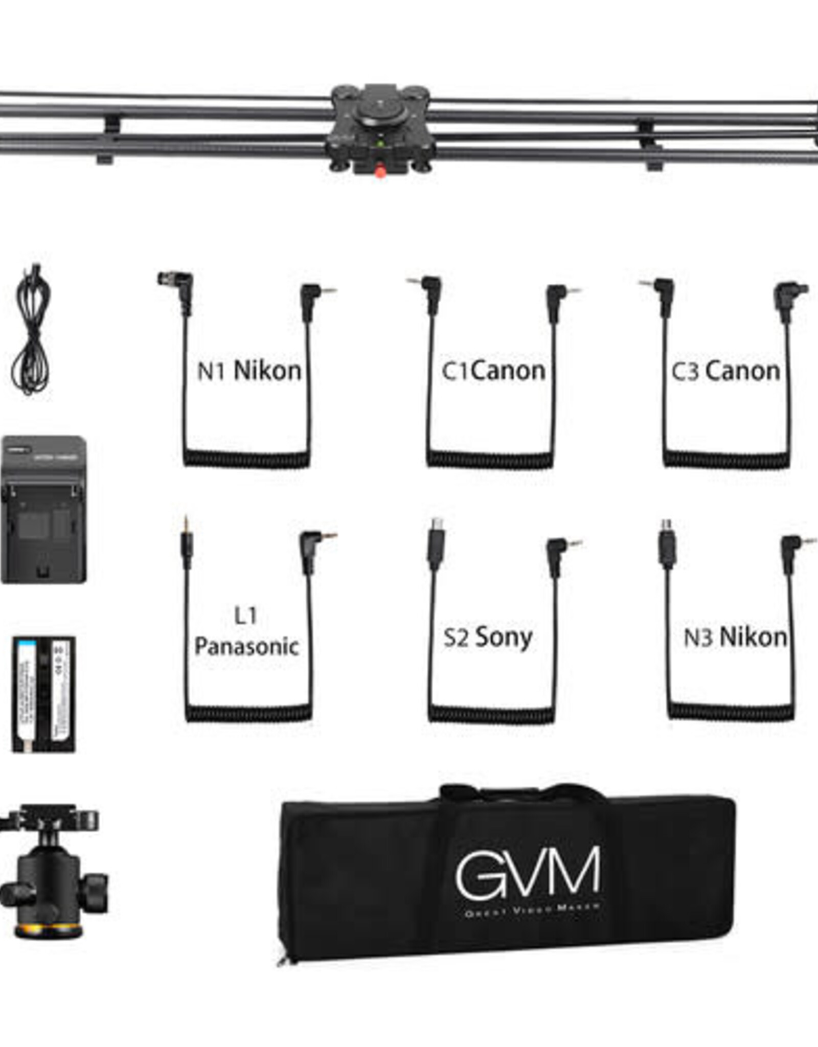 GVM Wireless Carbon Fiber Motorized Camera Slider (47") CLOSEOUT ...