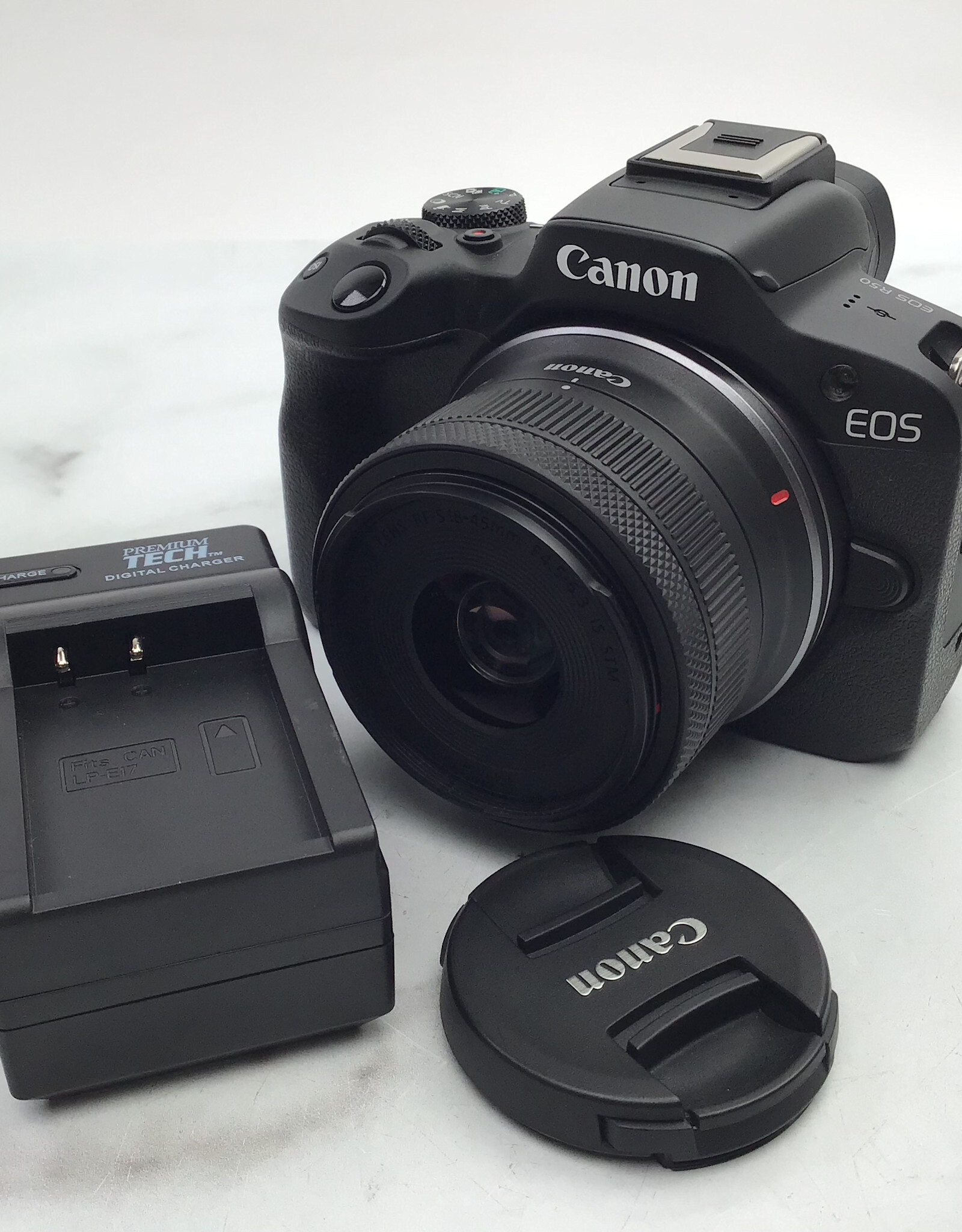 Canon EOS R50 Camera w/ 18-45mm Used Good - Biggs Camera