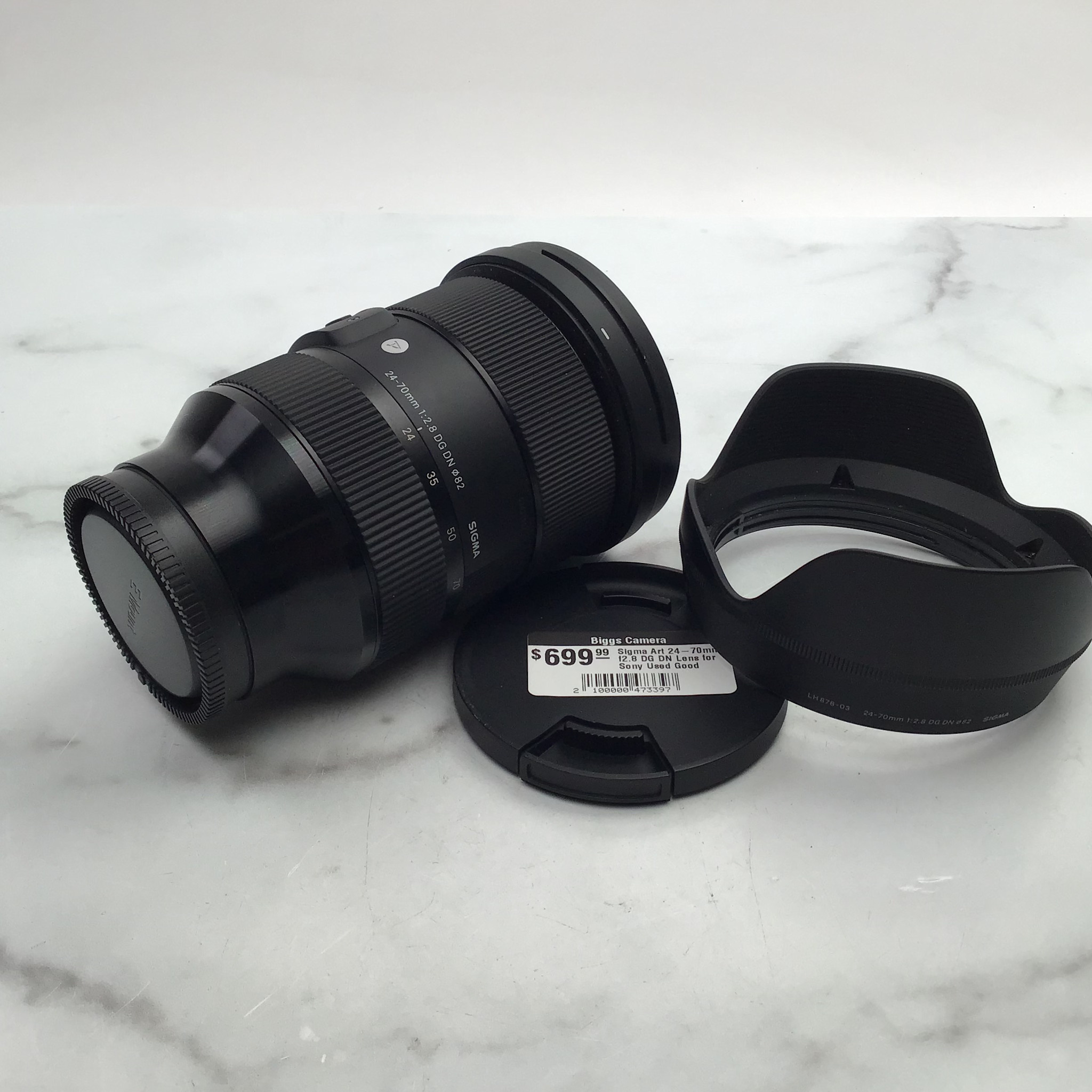 Sigma Art 24-70mm f2.8 DG DN Lens for Sony Used Good - Biggs Camera