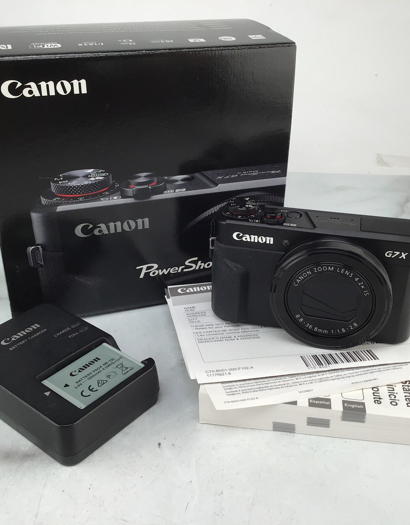 Canon PowerShot G7X Mark II Camera in Box Used EX - Biggs Camera