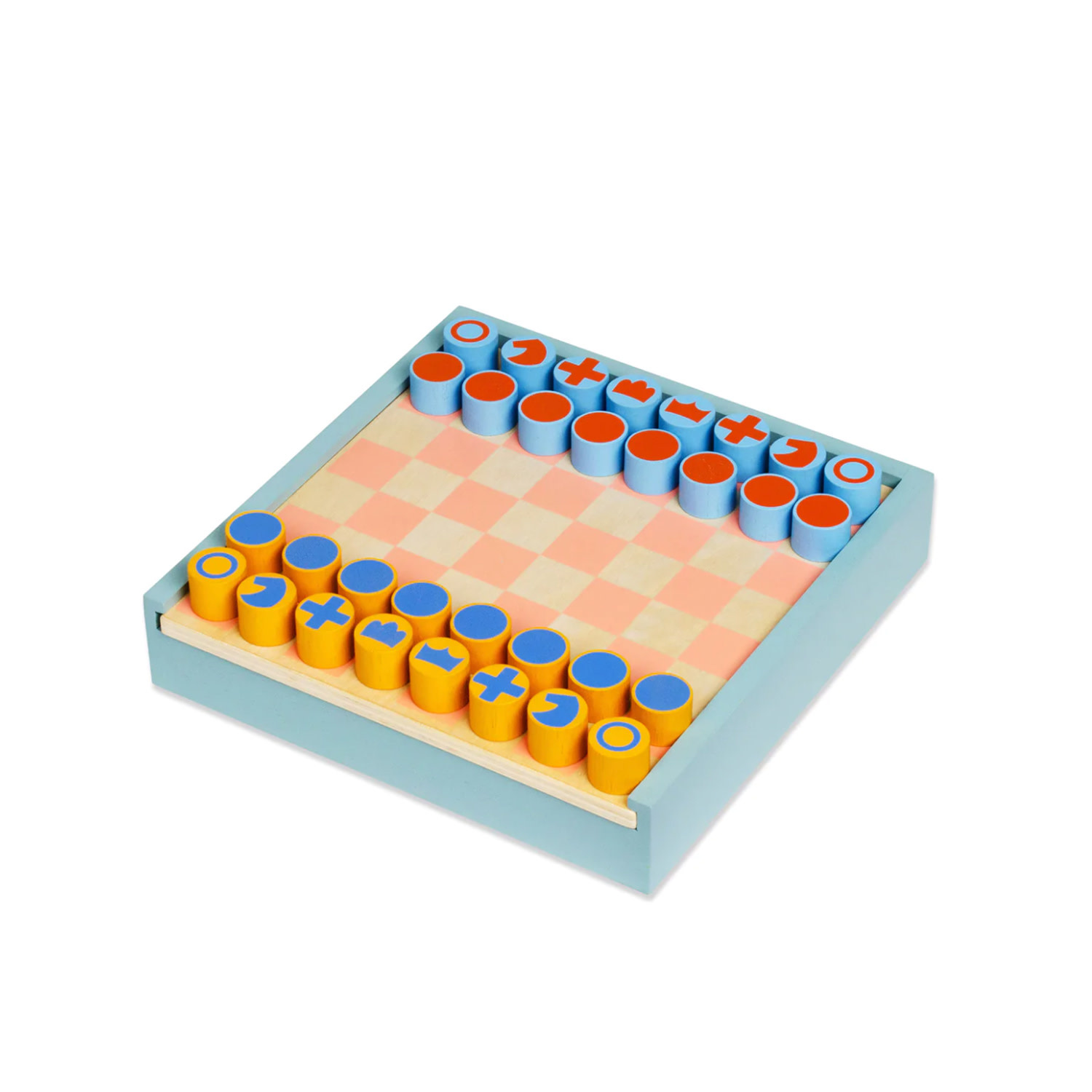 MoMA MoMA 2-in-1 Chess & Checkers Set - Swipe Design