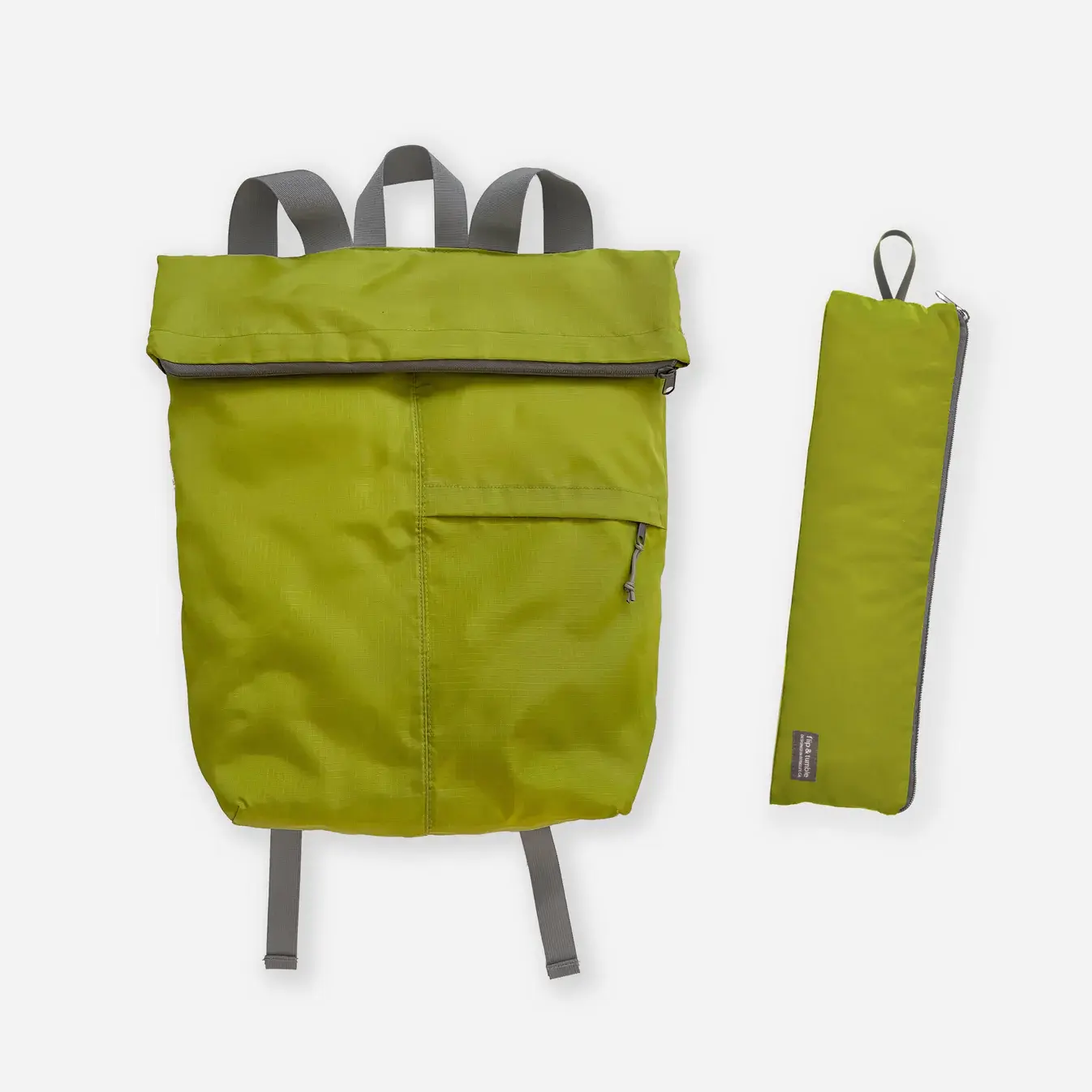 Flip & Tumble Flip and Tumble Backpack, Green - Swipe Design