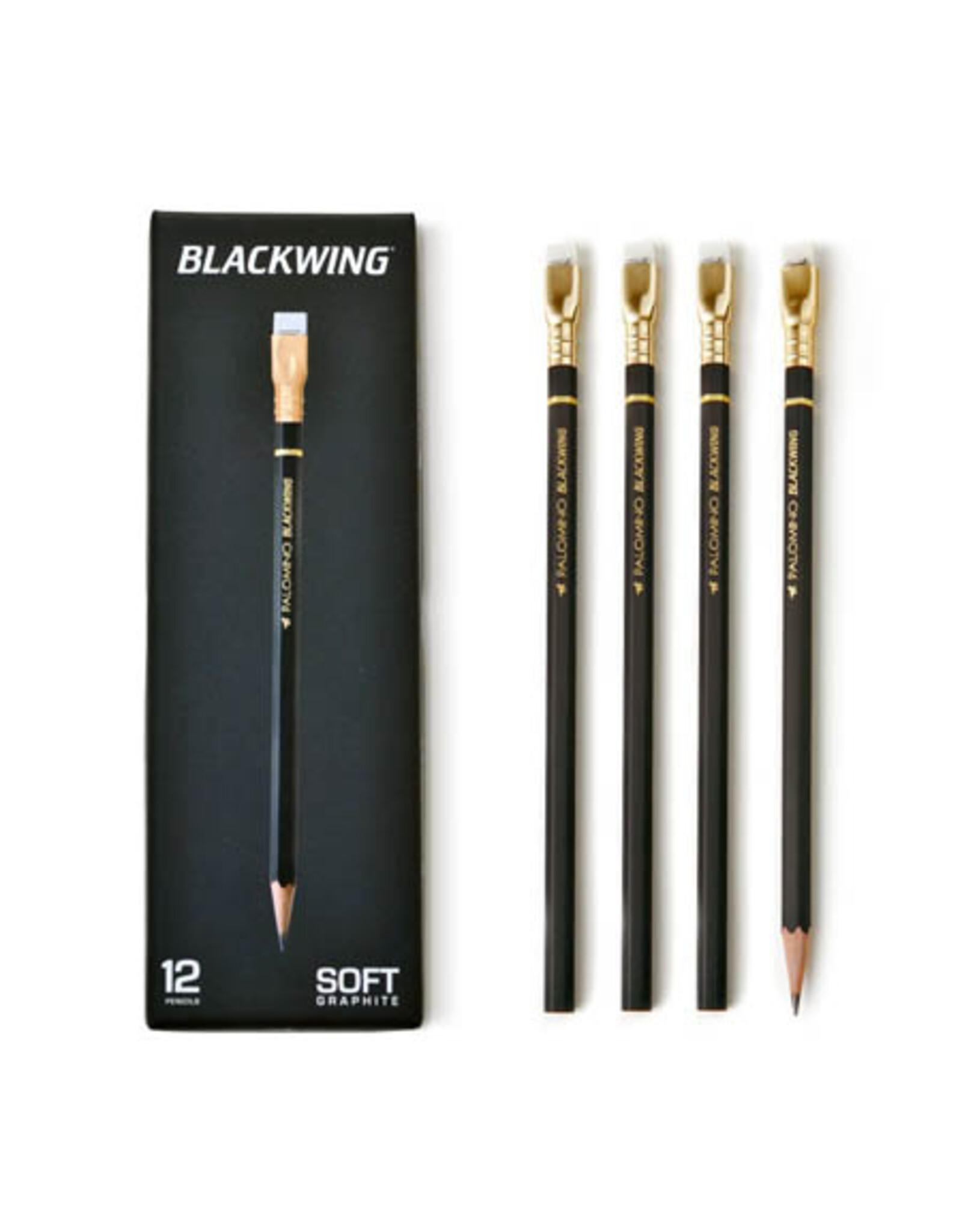 Blackwing 602 Firm and Smooth Pencils, 12 pack - Swipe Design