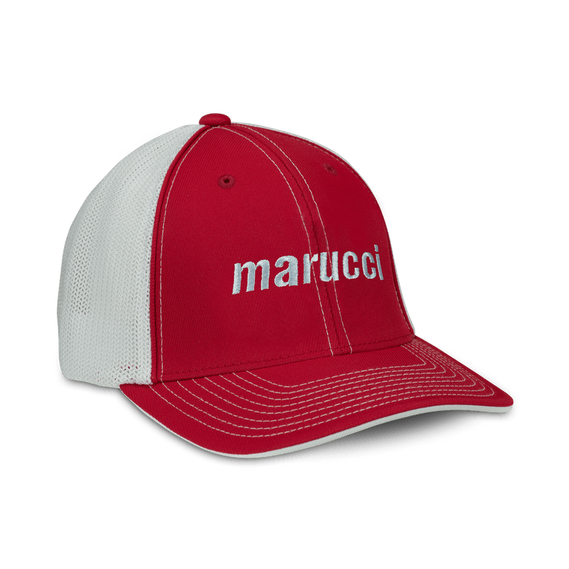 Marucci Marucci Red/White Trucker Hat - Jonquil Sporting Goods