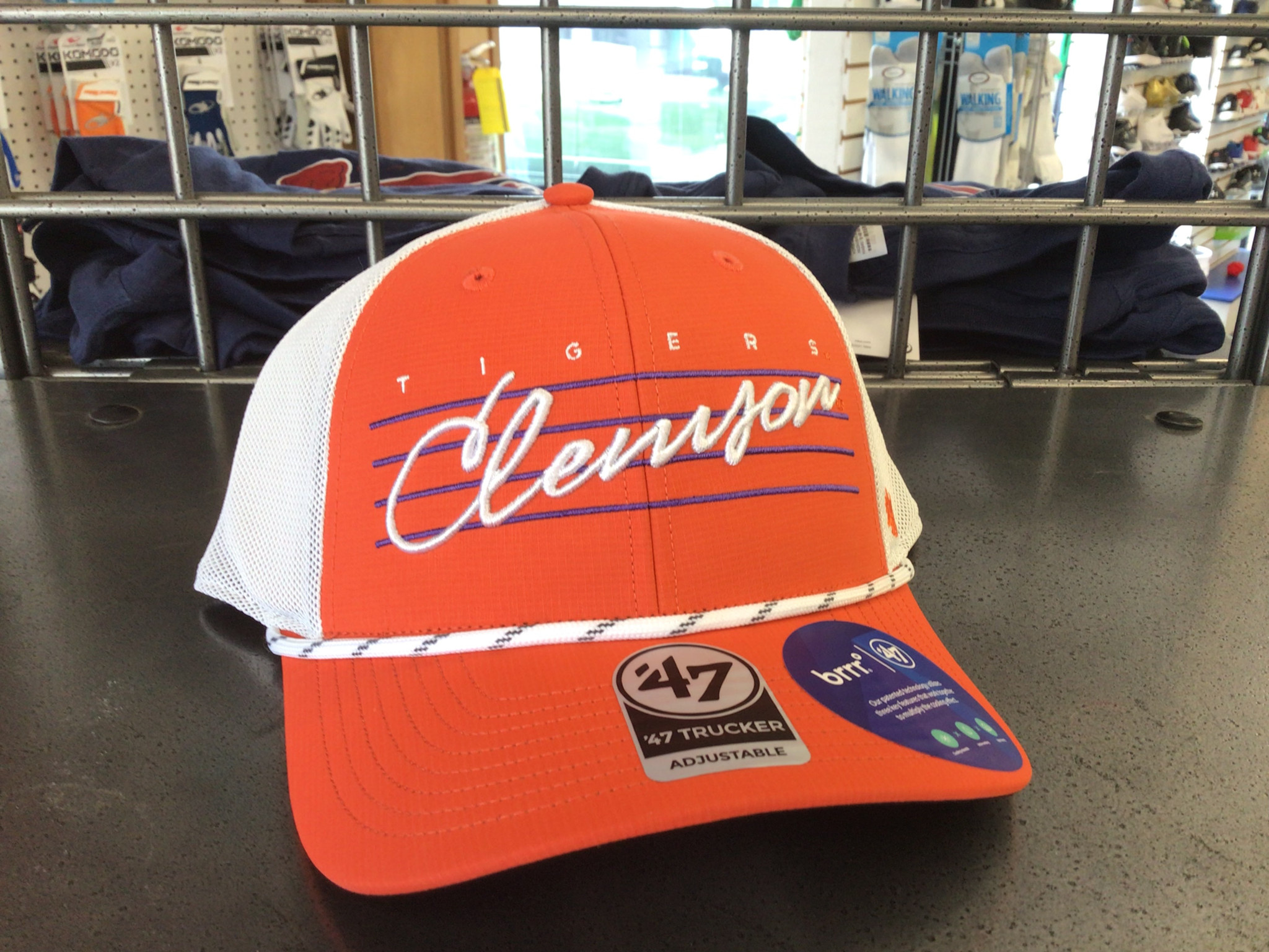 47 Brand Clemson Tigers Orange Downburst 47 Trucker - Jonquil Sporting ...