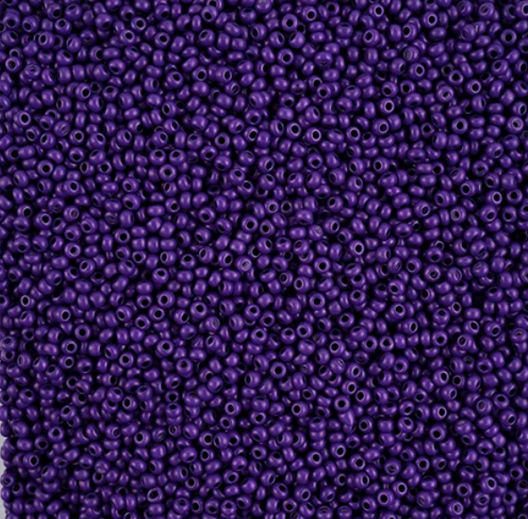 1565 10 Seed Opaque Purple Matte Terra Intensive 16a28 - Strung Out On ...