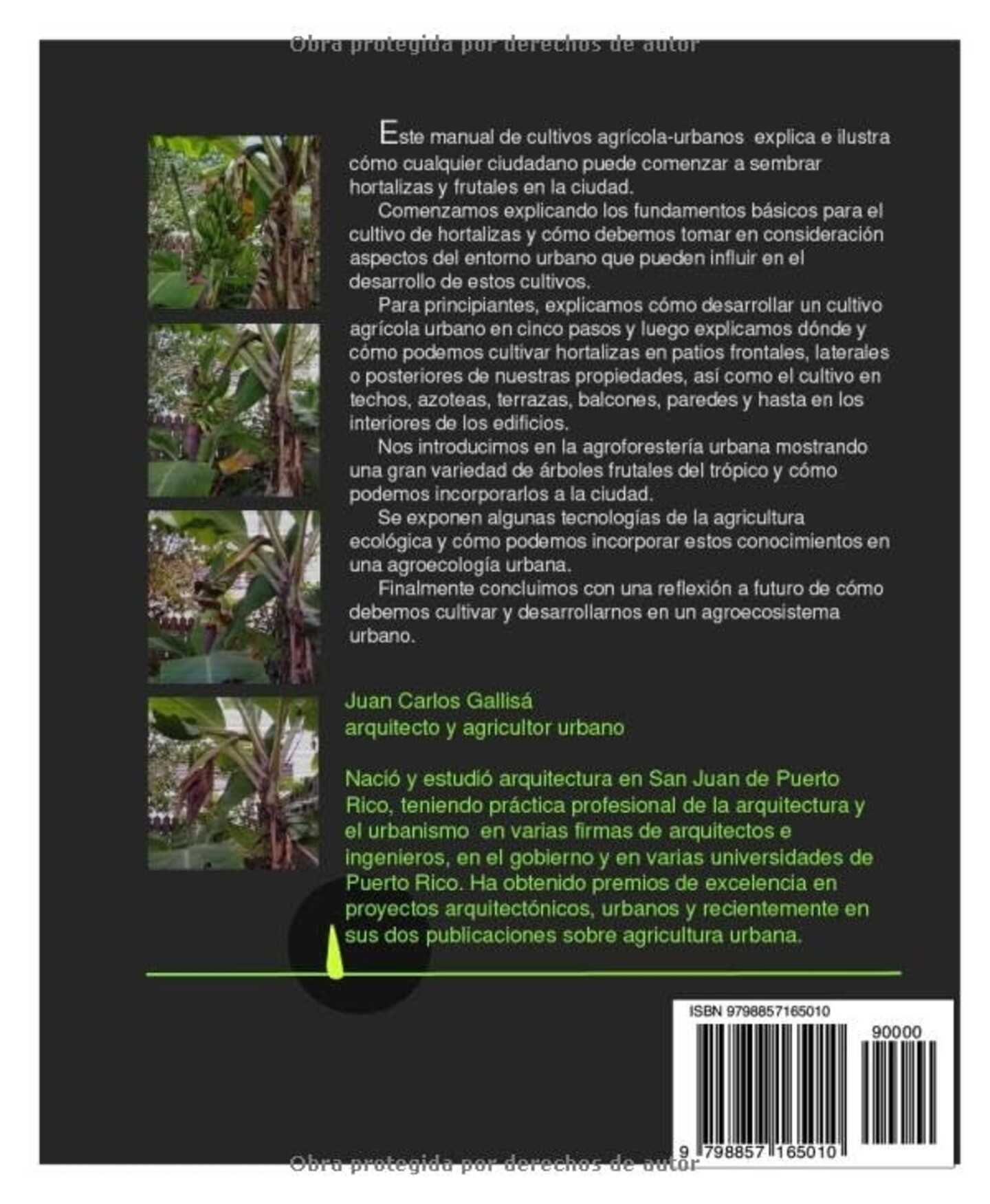 Cultivos Agrícola-Urbanos - Juan Gallisá - Para la Naturaleza Store
