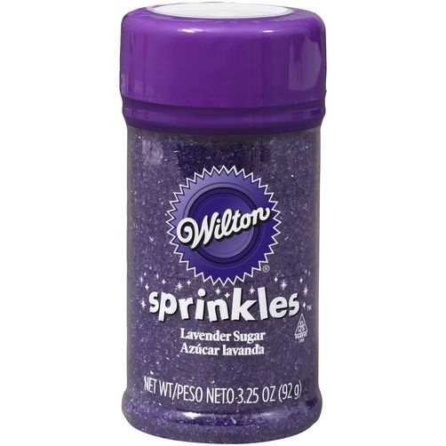 LAVENDER SPRINKLE SUGAR 3.25 OZ EA - Bakers' Niche