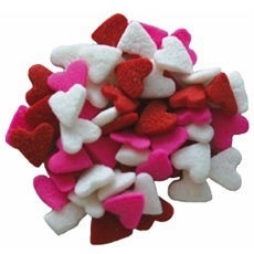 PFEIL & HOLING HEART QUINS - RED/PINK/WHITE BOX 5 LB - Bakers' Niche