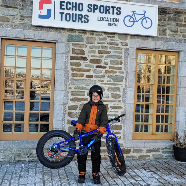 Electric fatbike tour of Québec city - Echo Sports Tours