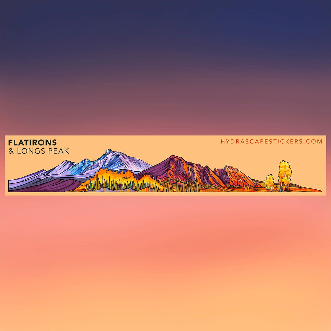 Hydrascape Stickers Miniscape - Bentgate Mountaineering