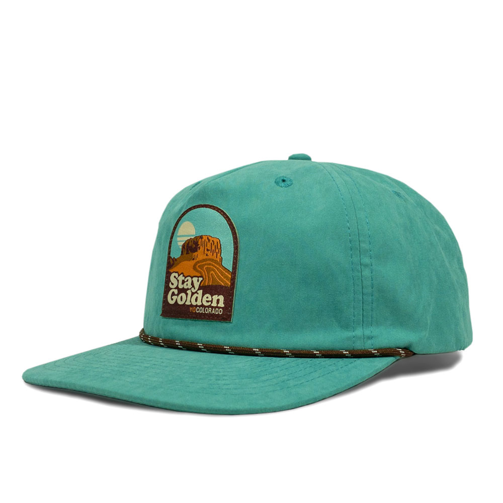 Yo Colorado Stay Golden Turquoise Hat - Bentgate Mountaineering