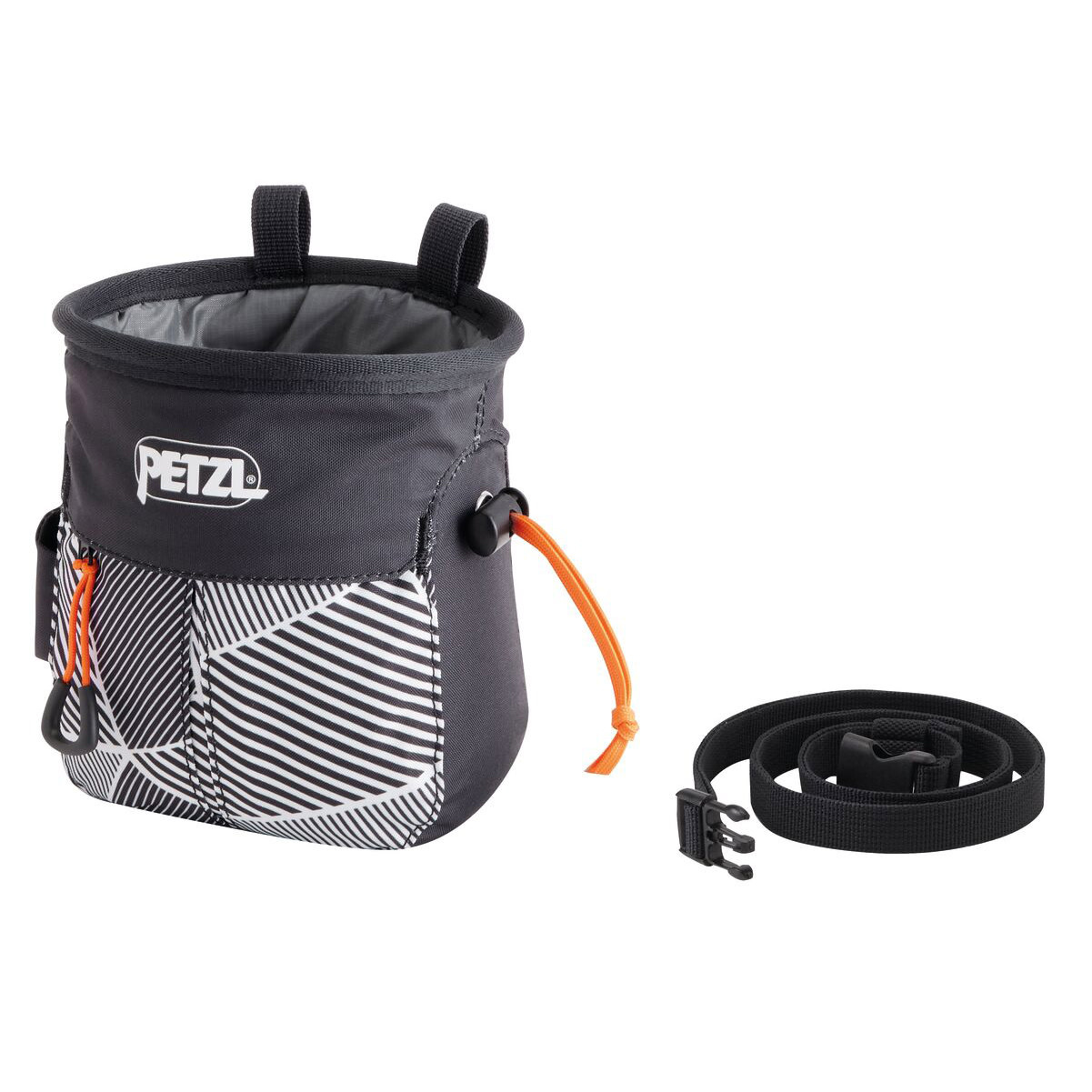Petzl Sakapoche Chalk Bag Black Dazzle 2024 - Bentgate Mountaineering
