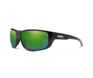 Suncloud Milestone Black Polarized Green Mirror Sunglasses - Bentgate Mountaineering