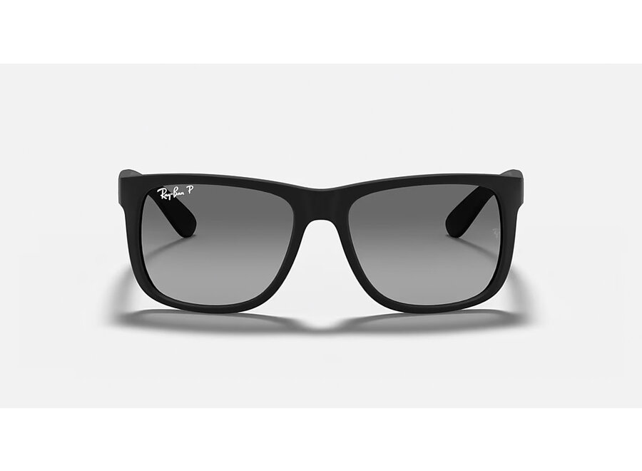 Ray-Ban Ray-Ban Justin Rubber Transparent Frame Dark Grey Lens ...