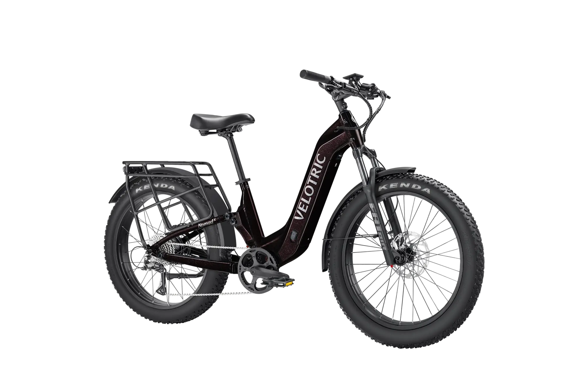 Velotric Nomad 2X Step Thru Full Suspension Fat Tire Ebike - Bentgate Mountaineering