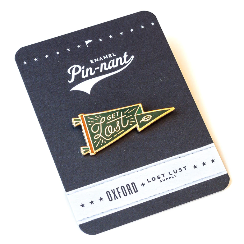 Get Lost Enamel Pin - Beyond Running