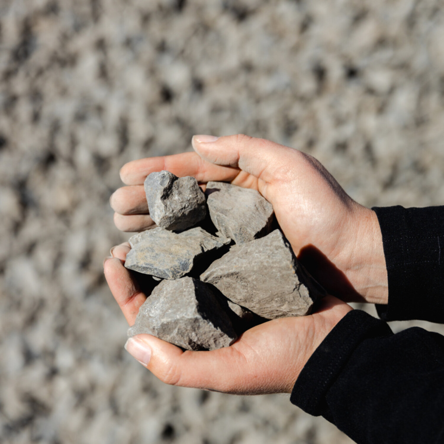 50-100mm Rundle Rock - The Landscape Bag | Black Landscape Rock - CLS ...