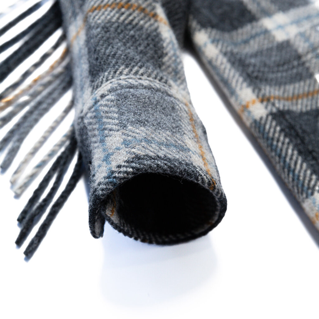 Pendleton | Jolene Wool Fringe Jacket | Charcoal Plaid | Head West ...