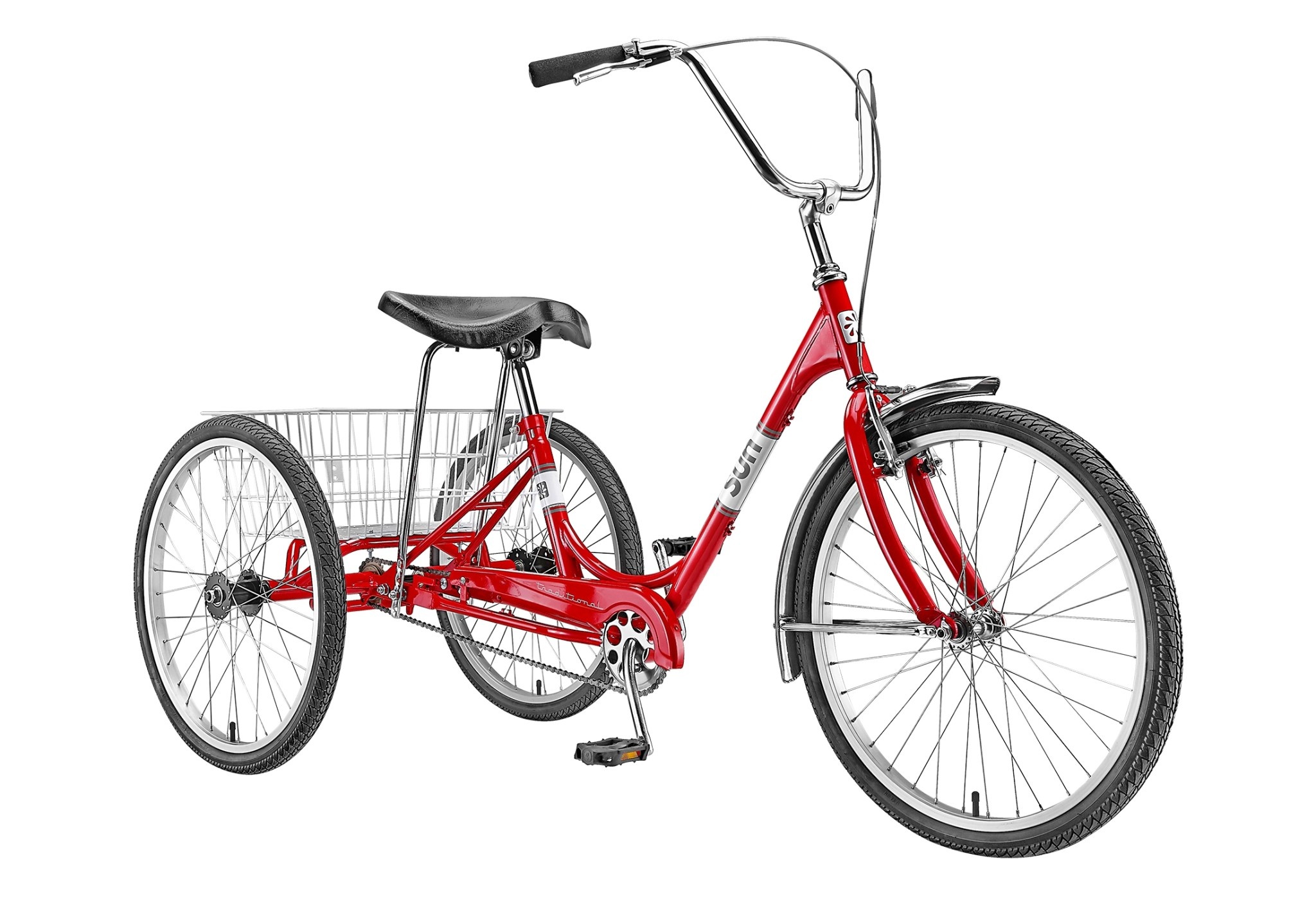 SUN BICYCLES SUN Traditional 24 Tricycle - Big Wheel Cycles USA