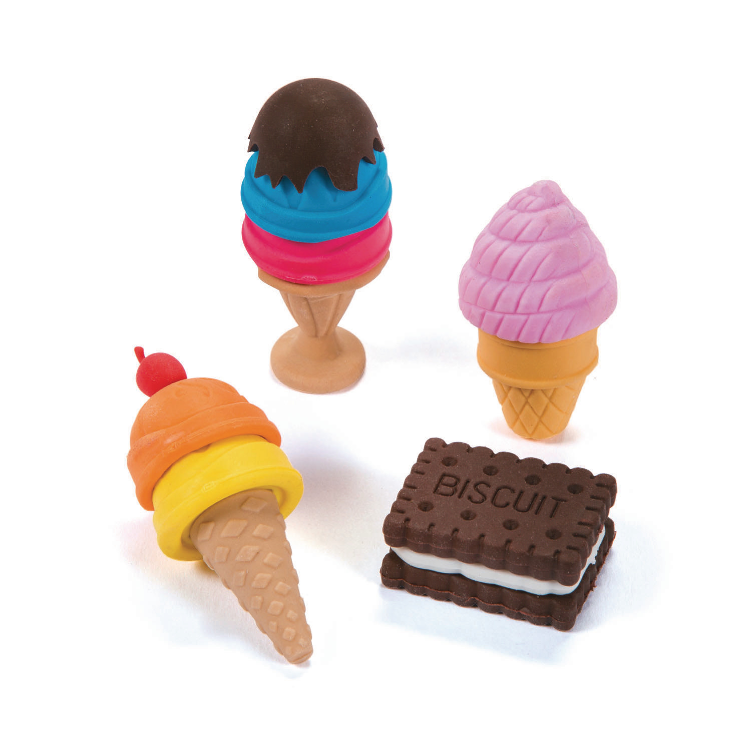ERASERS: SUMMER TREATS Pkg/12 - Creative Kids